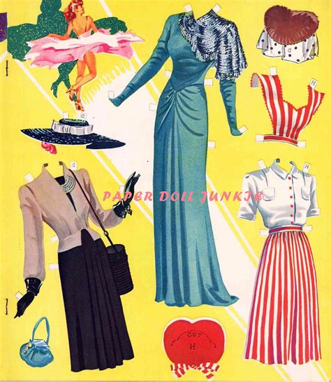 Vintage Paper Dolls Vintage 1948 Digital Download Cute Adorable Girls