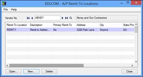 Migrate Remit To Location From Sage 50 Us To Sage 300 Erp Sage 300 Erp Tips Tricks And
