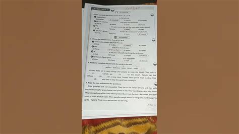 نموذج امتحان شهر أكتوبر للصف الرابع انجليزي شرح نظام الامتحان خطوة بخطوة للمبتدئين Youtube