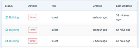 Cannot Cancel Automated Build Issue Docker Hub Feedback Github