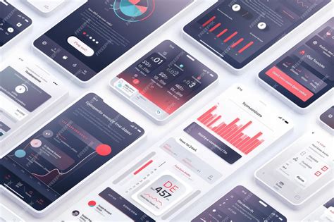 User Interface Elements For Finance Mobile App Financial Analytics Time