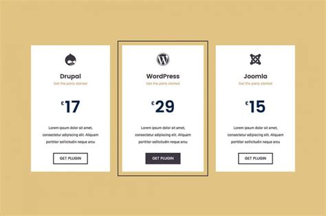 10 Unique Pricing Table Examples For WordPress Using Elementor