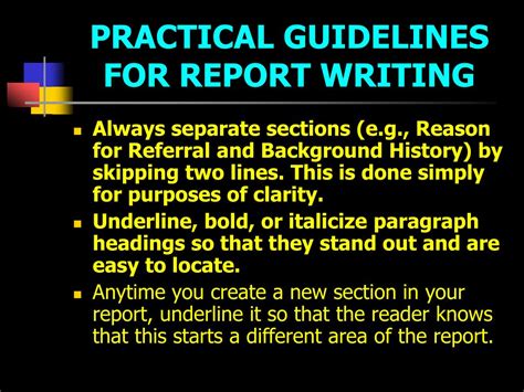 Ppt Writing A Comprehensive Report In Special Education Powerpoint