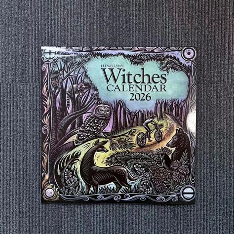 2026 Witches Calendar Llewellyns Pagan Moon Phase Guide Etsy Canada