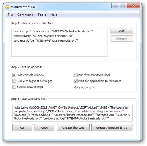 Hidden Start V40 Run Apps Without Uac Prompt Ntwind Software