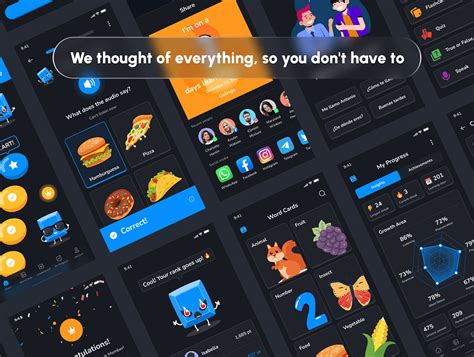 Golingo Language Learning App UI Kit On Behance Behance