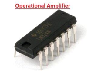 Difference Between An Operational Amplifier And Comparator The Engineering Knowledge