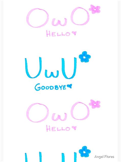 Owo Uwu Spiral Notebook For Sale By Angelicmelody Redbubble