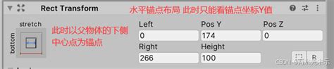 【unity3d】ugui的anchoredposition锚点坐标unity Anchoredposition Csdn博客