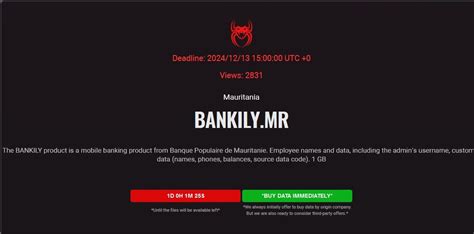 Elhacen Mahmoud On Linkedin Bankily Bash Cyberattack Apt73