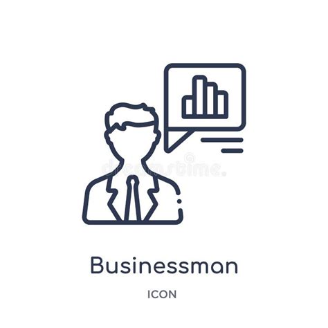 Linear Graph Icon From Business And Analytics Outline Collection Thin Line Graph Vector