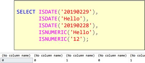 T Sql 101 83 Determining If A String Is A Number Or Date With