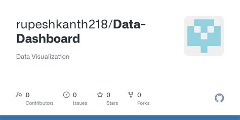 GitHub Rupeshkanth Data Dashboard Data Visualization