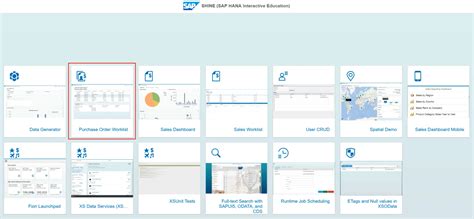 Migrating The Shine Purchase Order Worklist Applic Sap Community