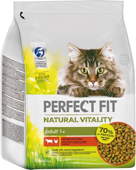 Perfect Fit Natural Vitality 2 4kg Trockenfutter Mit Rind Und Huhn Für Adulte Katzen Katze