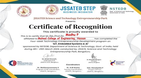 Entrepreneurship Iot Ai Techinnovation Lifelonglearning Dr Madhu Puttegowda