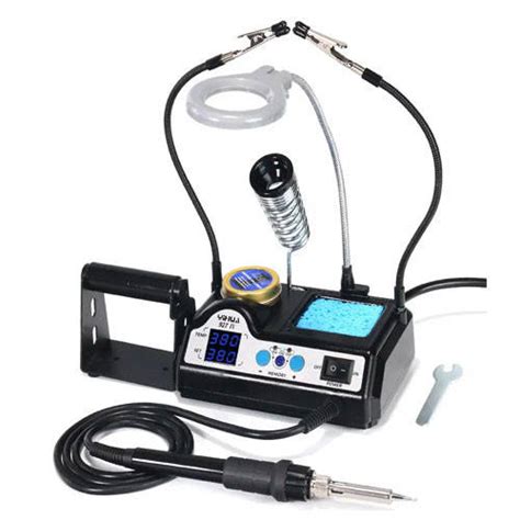 Паяльная станция YIHUA 927-IV + лупа + третья рука, 18W (max130W ...