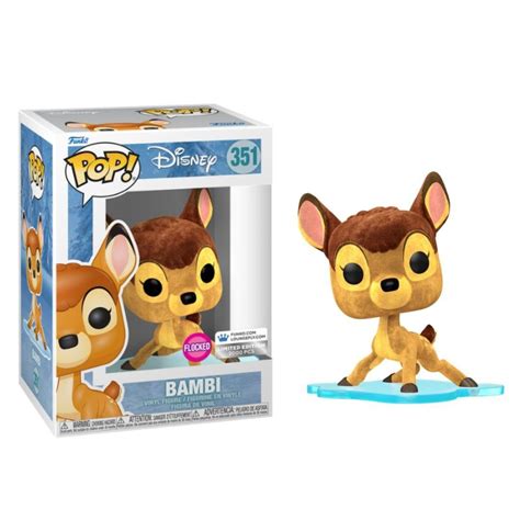 Bambi On Ice Flocked Funko Pop Funko Pop Dolls Flocked Funko Pop Pop Dolls