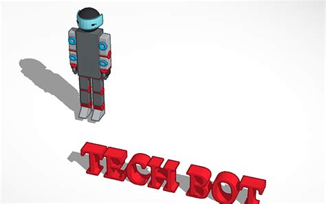 3d Design Tech Bot Tinkercad