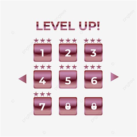 Level Select Vector Design Images Game Level Select Interface With Vector Game Level Design
