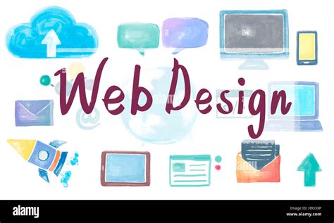 Web Design Ideas Creativity Web Page Internet Online Concept Stock