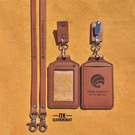 Lanyard Id Card Kulit Asli Aksesoris Mobil Di Carousell