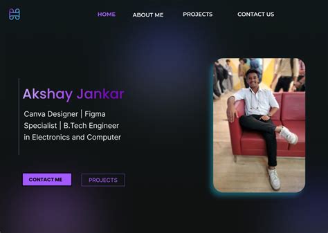 Akshay Jankar On Linkedin Graphicdesign Portfolio Figma Canva Webdesign Prototyping
