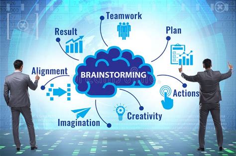 Brainstorming Concept As A Solution Tool Stock Image Image Of Cooperation Creative 259676983
