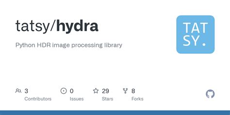 GitHub Tatsy Hydra Python HDR Image Processing Library