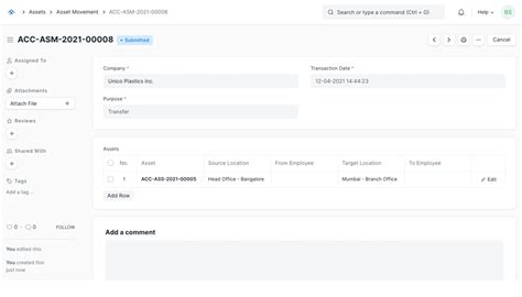 Erpnext Asset Management Software Development In Chennai India