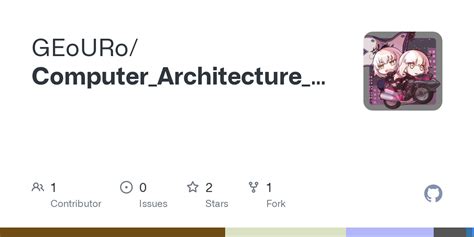GitHub GEoURo Computer Architecture Lab