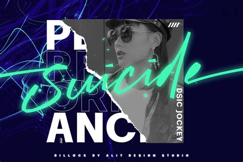 Billock Script Font Design Cuts