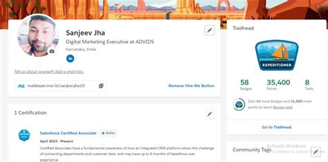 Sanjeev Jha On Linkedin Trailhead Ranger Trailhead Trailblazercommunity Salesforce