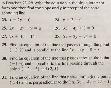 Solved In Exercises Write The Equation In The Chegg