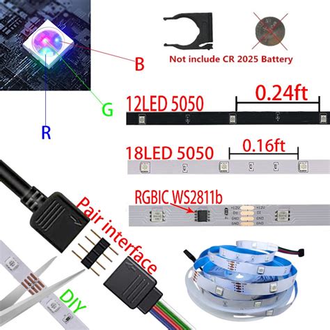 Bande Ledws2812b Wifi No Waterproof 10m3280ft Lampe Led Rgb