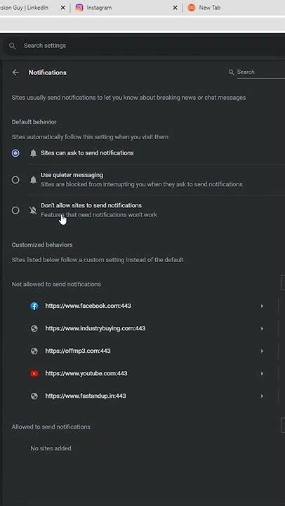 Stop Push Notification In Chrome Opera Firefox Etc Youtube