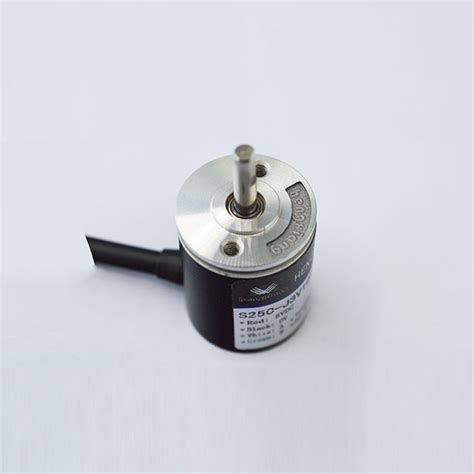 2500 ppr small incremental encoder 50 pulse abz phases solid shaft encoder