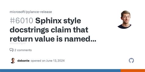 Sphinx Style Docstrings Claim That Return Value Is Named `out` · Issue 6010 · Microsoftpylance