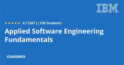 Applied Software Engineering Fundamentals Welcome