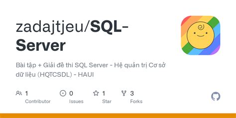 SQL Server GiaoTrinh HQTCSDL Pdf At Master Zadajtjeu SQL Server GitHub