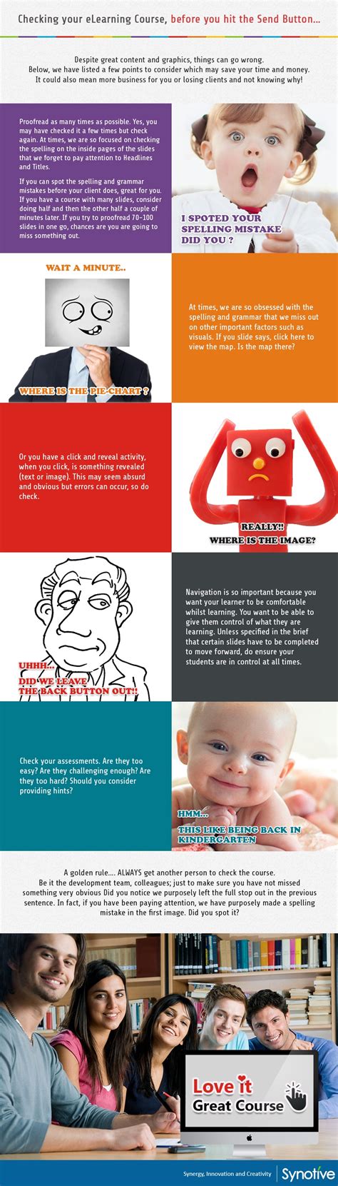 Elearning Development Checklist Infographic E Learning Infographics