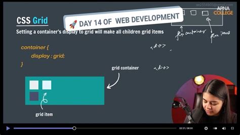 Aleem Khan On Linkedin 100daysofcode Webdevelopment Css Grid Learningjourney Coding