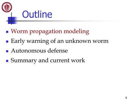 Ppt Modeling Early Detection And Mitigation Of Internet Worm Attacks Powerpoint Presentation