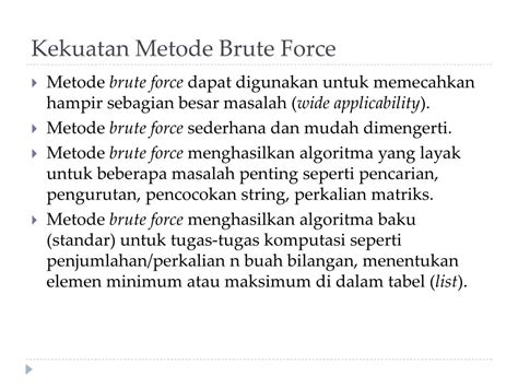 PPT Design And Analysis Of Algorithm Brute Force And Exhaustive Search Algorithm PowerPoint