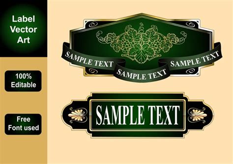 Editable Label Design Vectors And Illustrations For Free Download Freepik