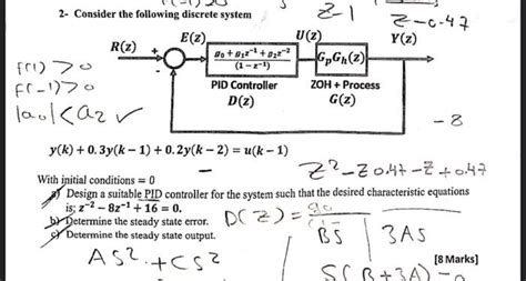 2 consider the following discrete system with