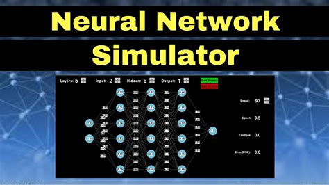 Neural Network Simulator Youtube