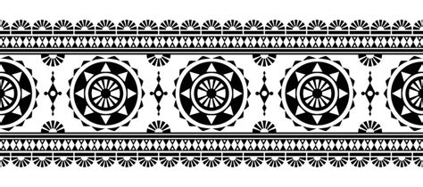 Tribal Pattern Border Vector Art Icons And Graphics For Free Download
