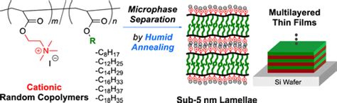 Water Assisted Microphase Separation Of Cationic Random Copolymers Into