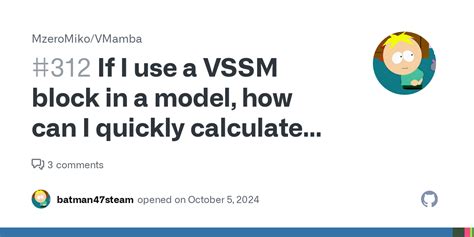 If I Use A Vssm Block In A Model How Can I Quickly Calculate The Flops